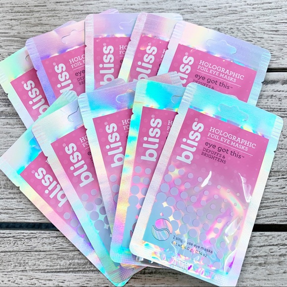 Bliss | Skincare | Bliss Foil Eye Mask Bundle Packs | Poshmark
